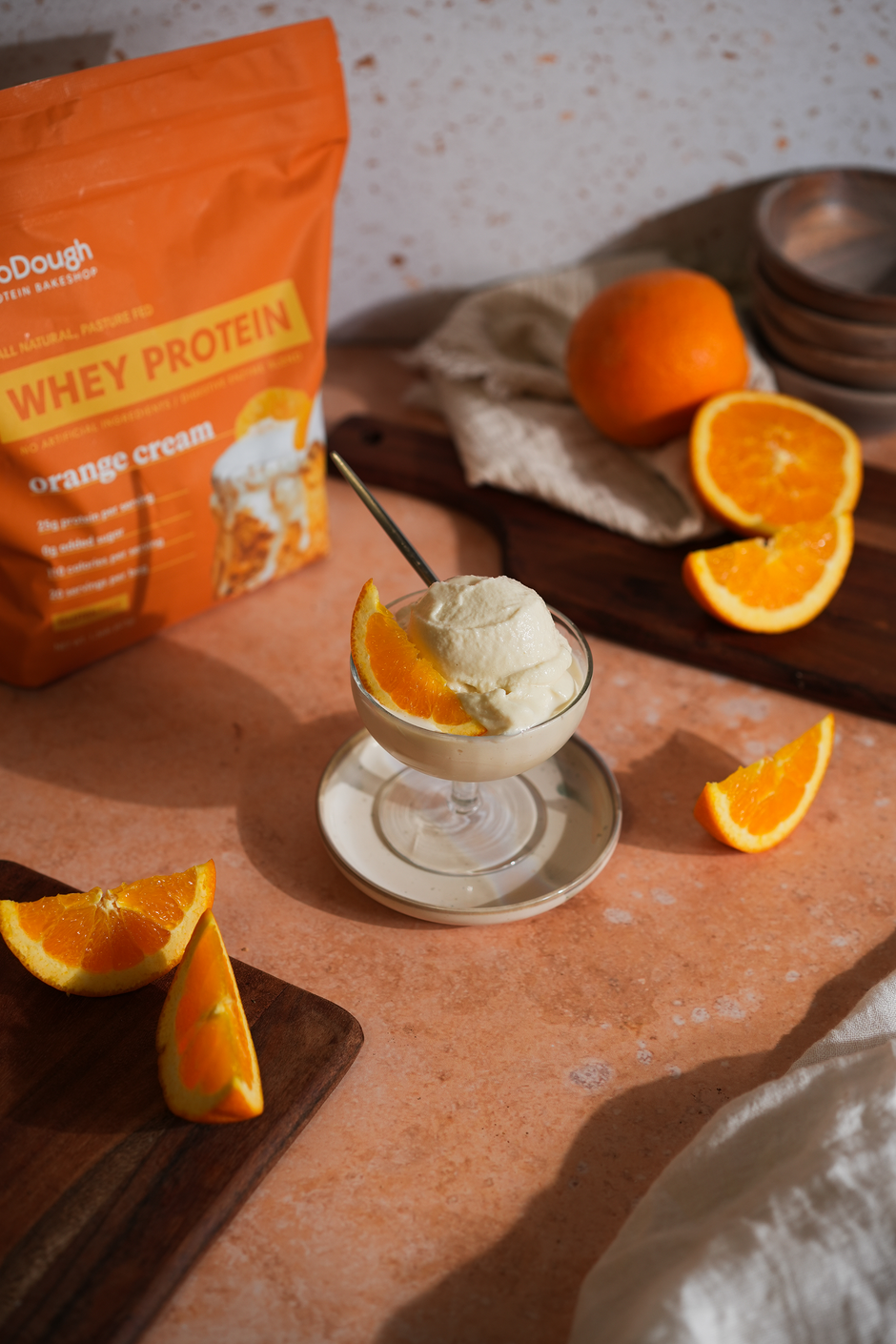 Orange Creamsicle Protein Ice Cream: Ninja Creami – ProDough Protein ...