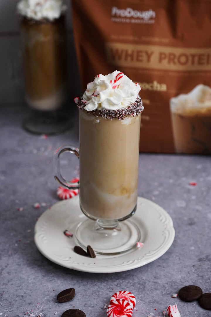 Peppermint Mocha with Iced Mocha Whey – ProDough Protein Bakeshop