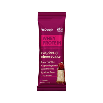 Whey Protein Powder - Single Serving Sample Stick Packs - ProDough ...