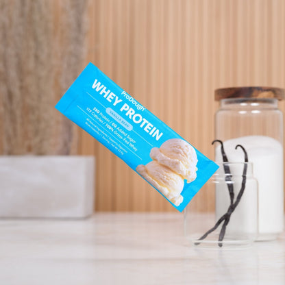 Whey Protein Powder - Single Serving Sample Stick Packs - ProDough ...