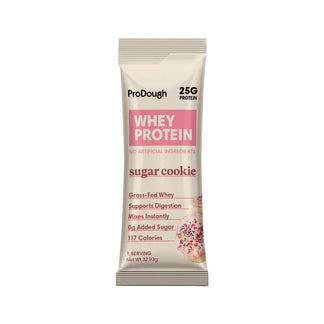 Whey Protein Powder - Single Serving Sample Stick Packs - ProDough ...