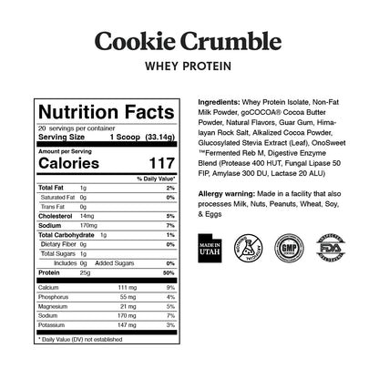 Whey Protein Powder - Single Serving Sample Stick Packs - ProDough ...